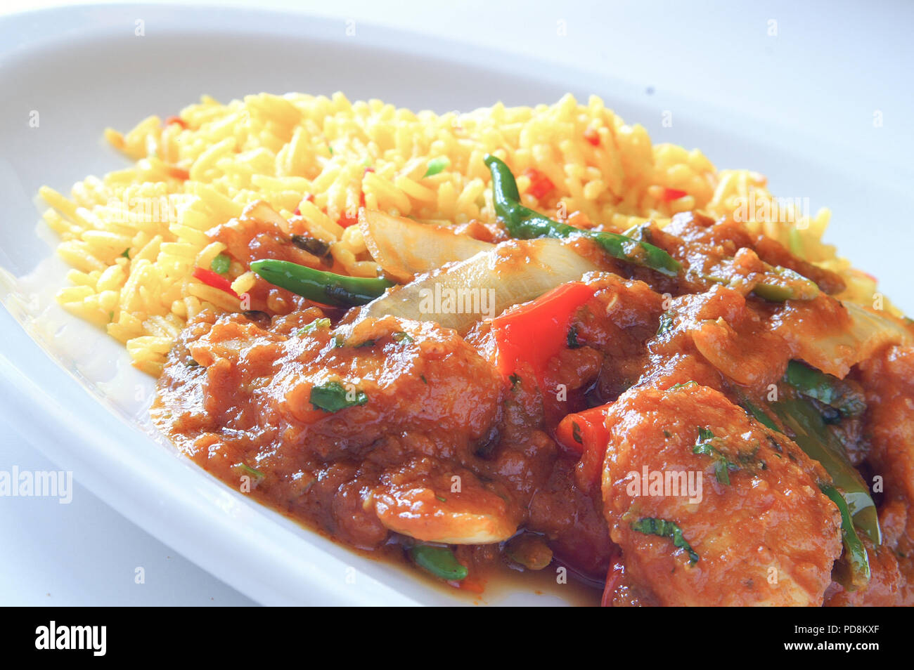 traditional indian curry meal Stock Photo - Alamy