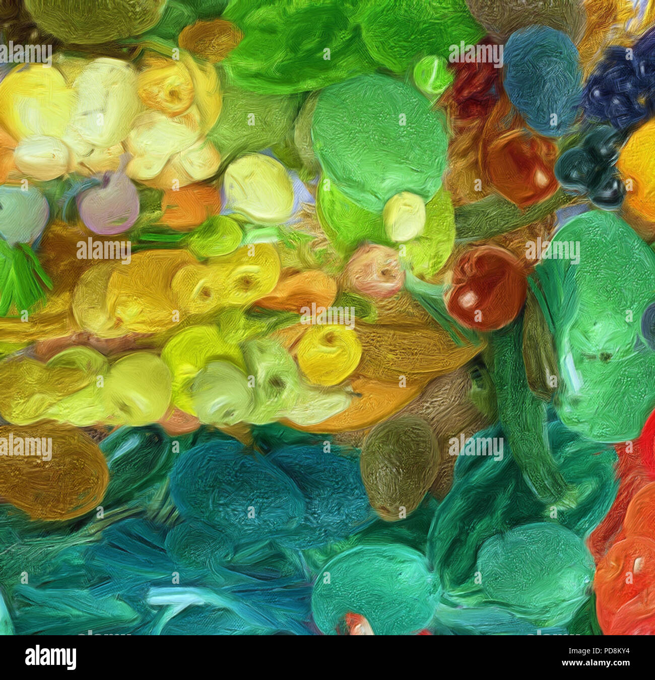 Abstract texture background. Digital design painting impressionism ...