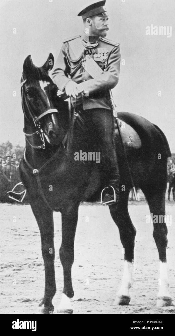 Tsar nicholas ii of russia hi-res stock photography and images - Alamy