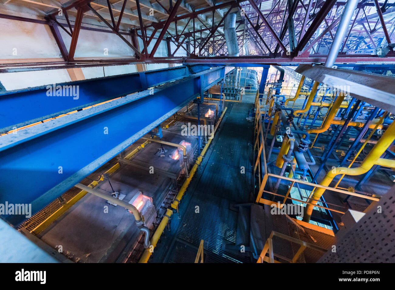 Manufacturing factory, heavy industry machinery Stock Photo - Alamy