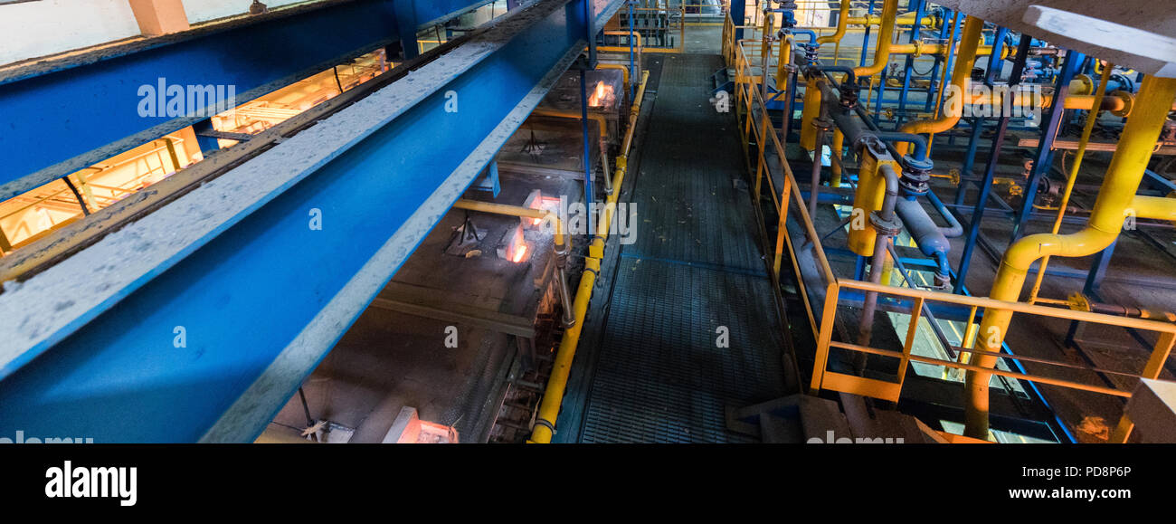 Manufacturing factory, heavy industry machinery Stock Photo - Alamy
