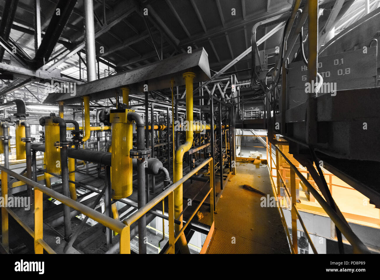 Manufacturing factory, heavy industry machinery Stock Photo - Alamy