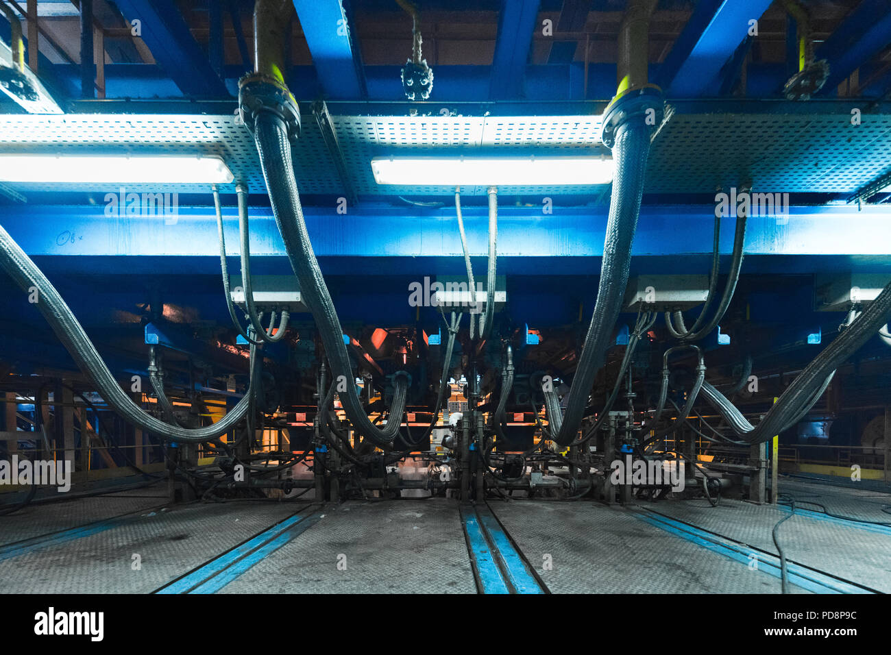 Manufacturing factory, heavy industry machinery Stock Photo - Alamy