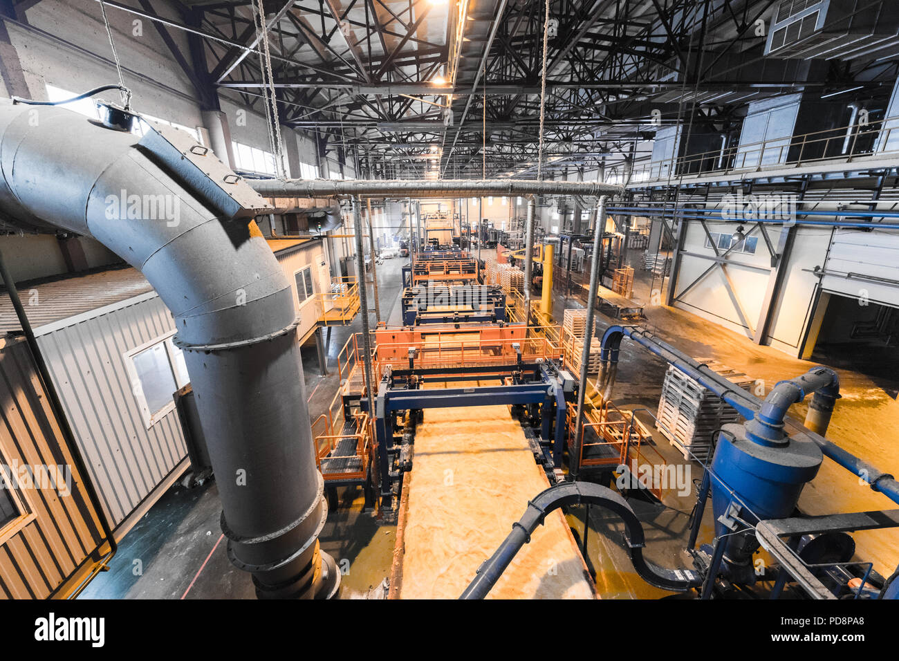 Manufacturing factory, heavy industry machinery Stock Photo - Alamy