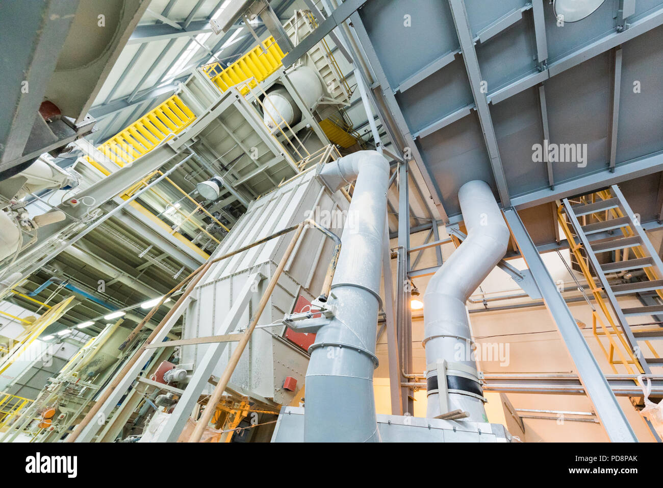 Manufacturing factory, heavy industry machinery Stock Photo - Alamy