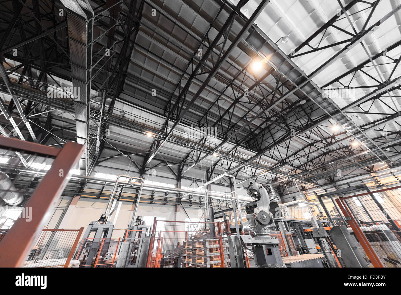 Manufacturing factory, heavy industry machinery Stock Photo - Alamy