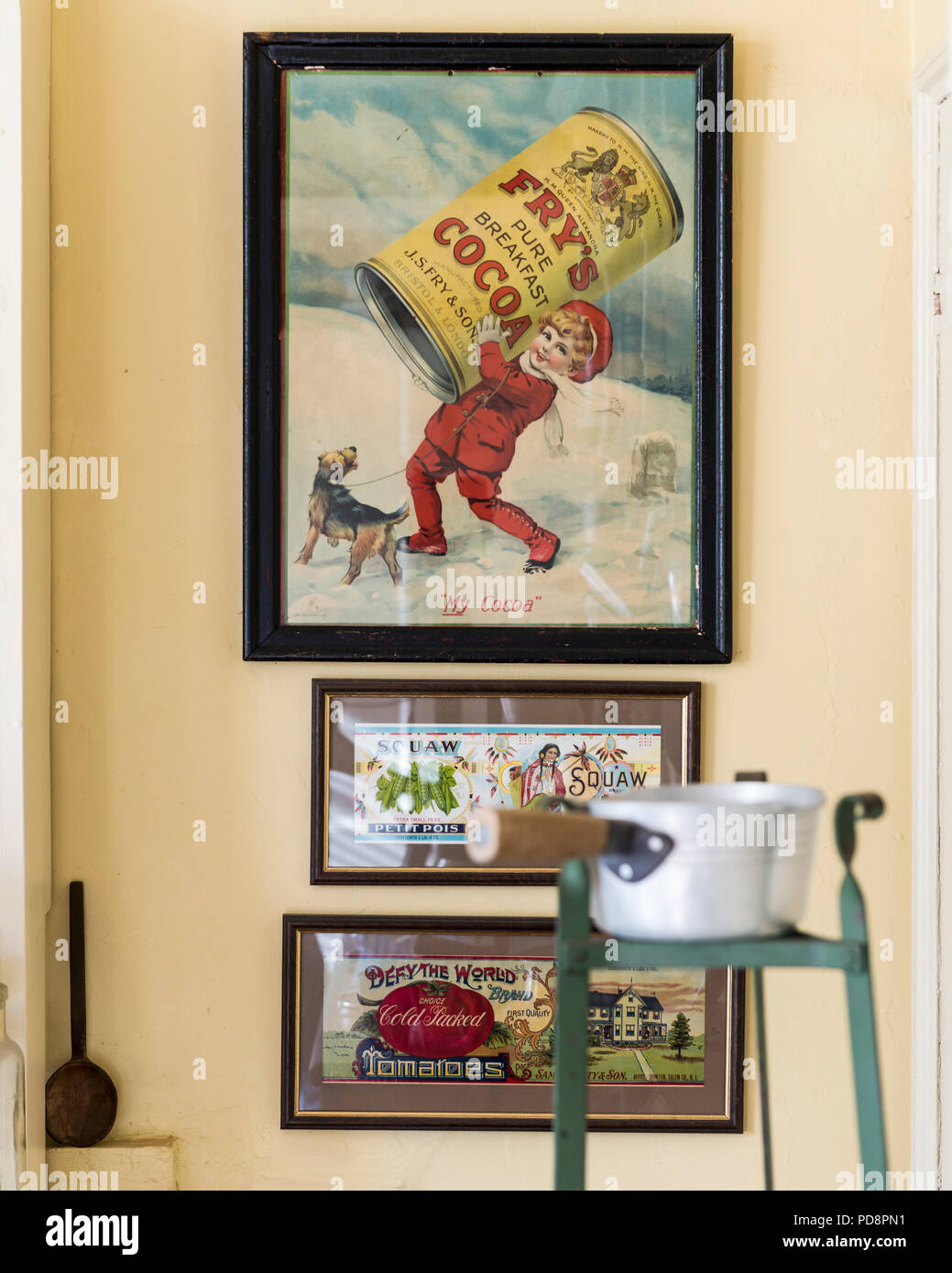 Vintage food posters hi-res stock photography and images - Alamy