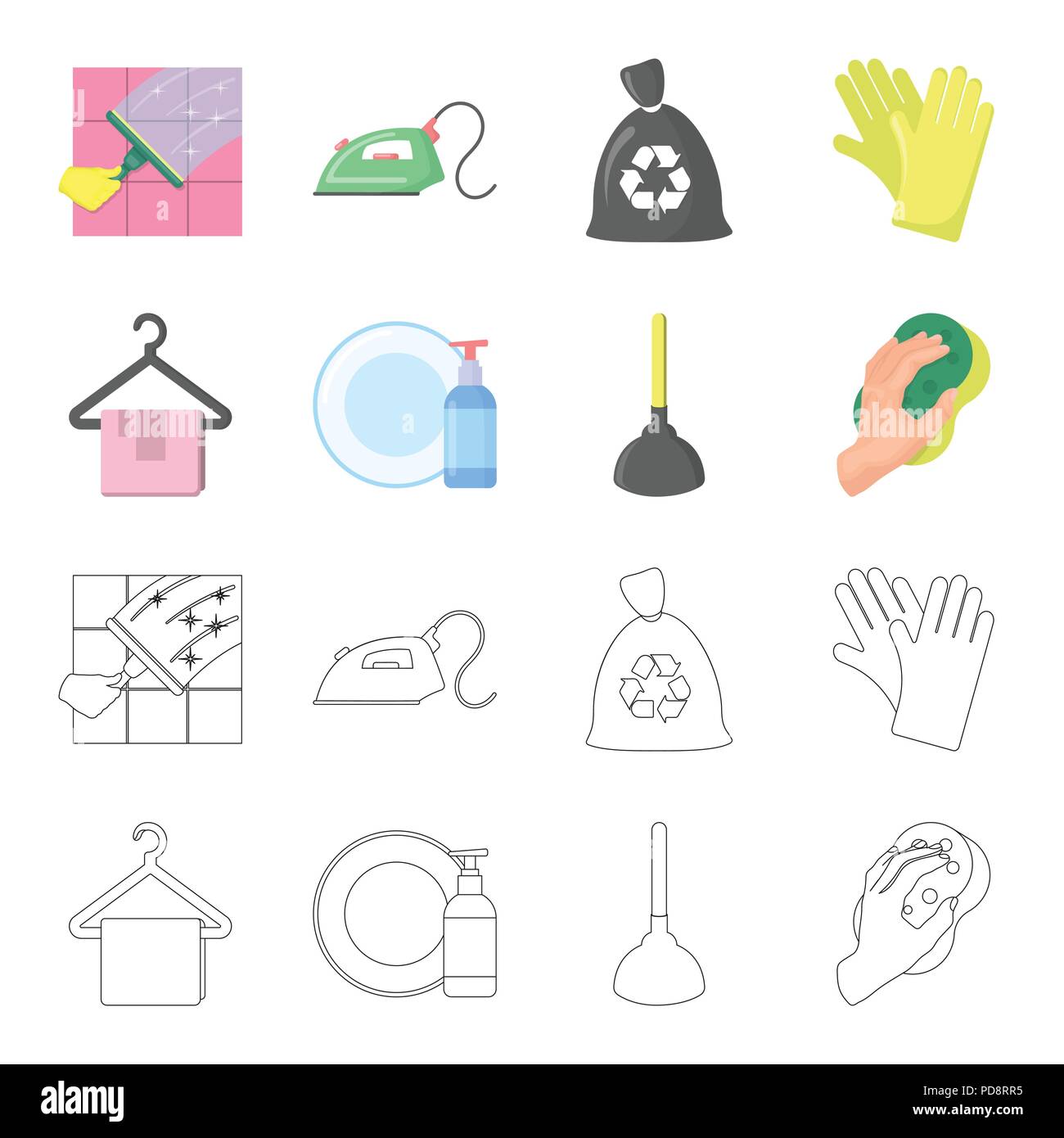 Drying of clean things. Dry cleaning single icon in black style vector ...