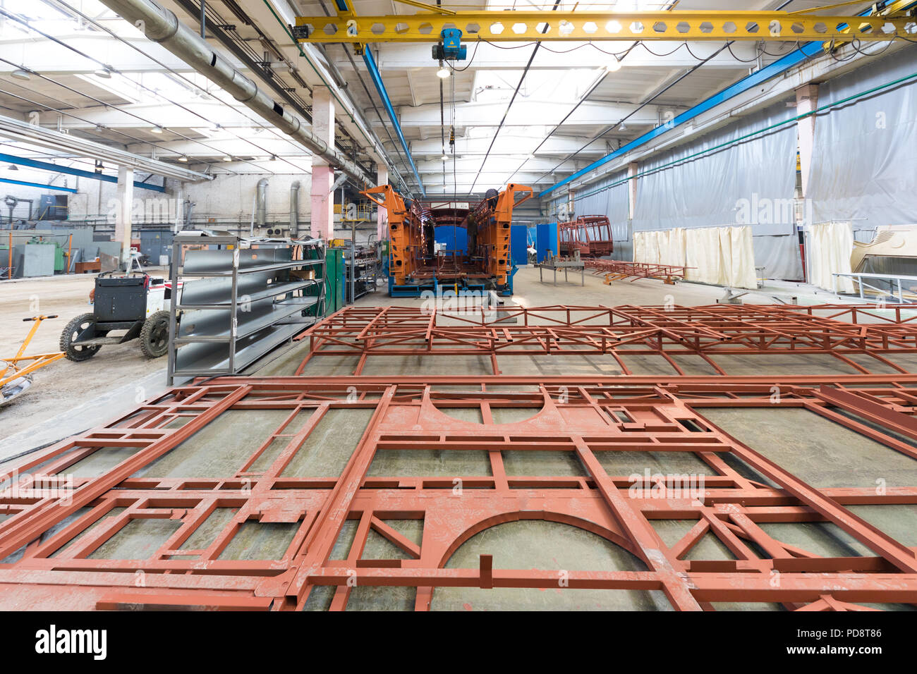 Bus production manufacture Stock Photo - Alamy