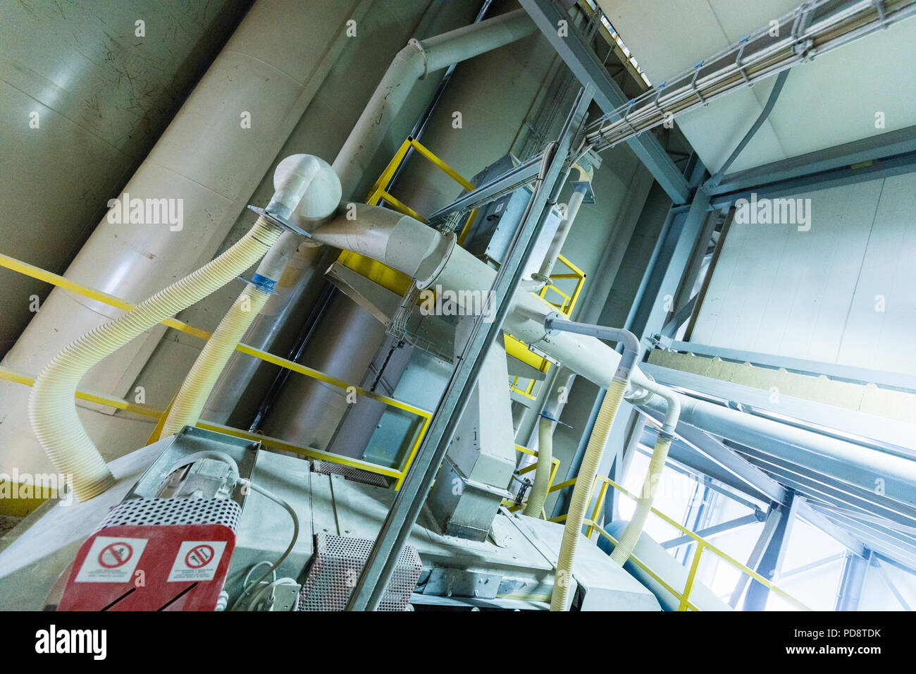 Manufacturing factory, modern high-tech production Stock Photo - Alamy