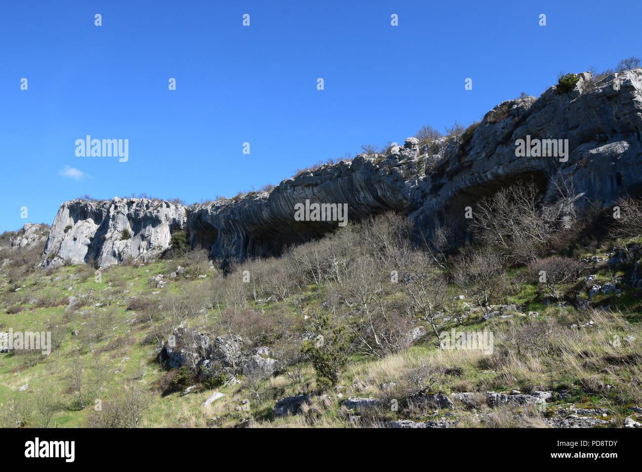 Rock shelter (abri) of Veli Badin is a shallow cave-like opening at the ...