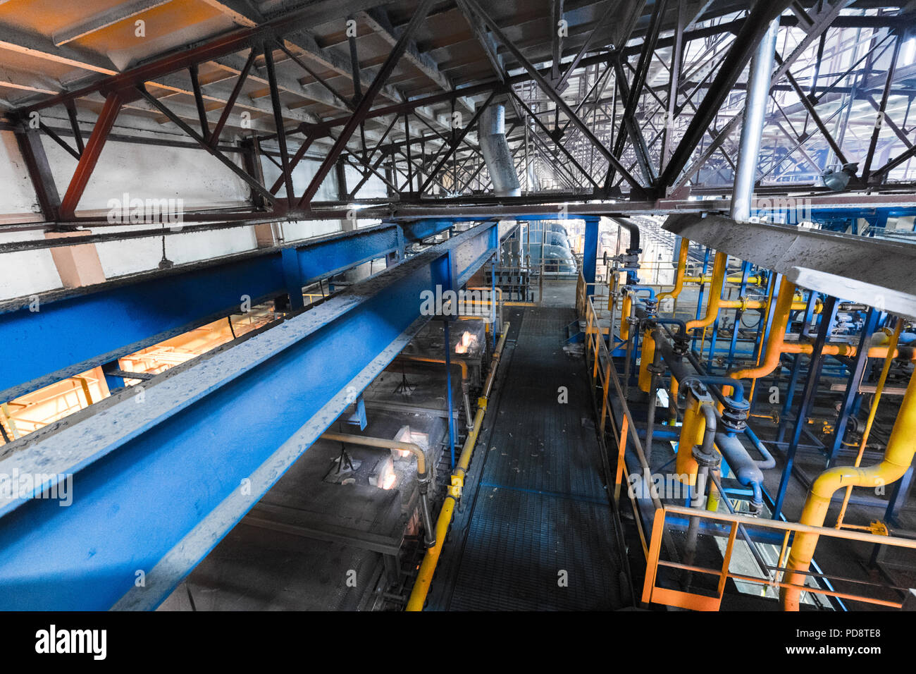 Manufacturing factory, modern high-tech production Stock Photo - Alamy