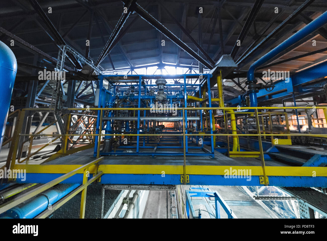 Manufacturing factory, modern high-tech production Stock Photo - Alamy