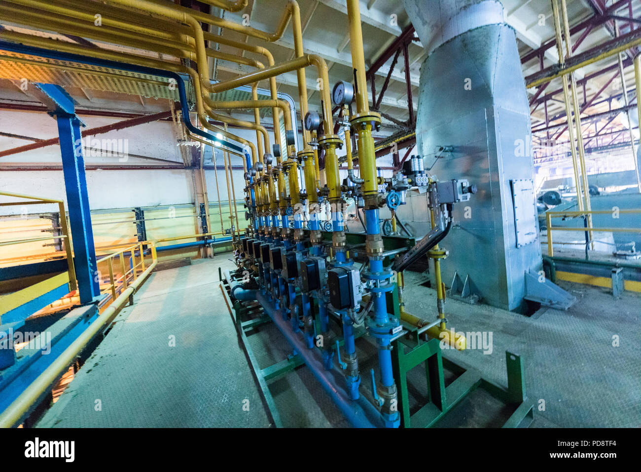 Manufacturing factory, modern high-tech production Stock Photo - Alamy
