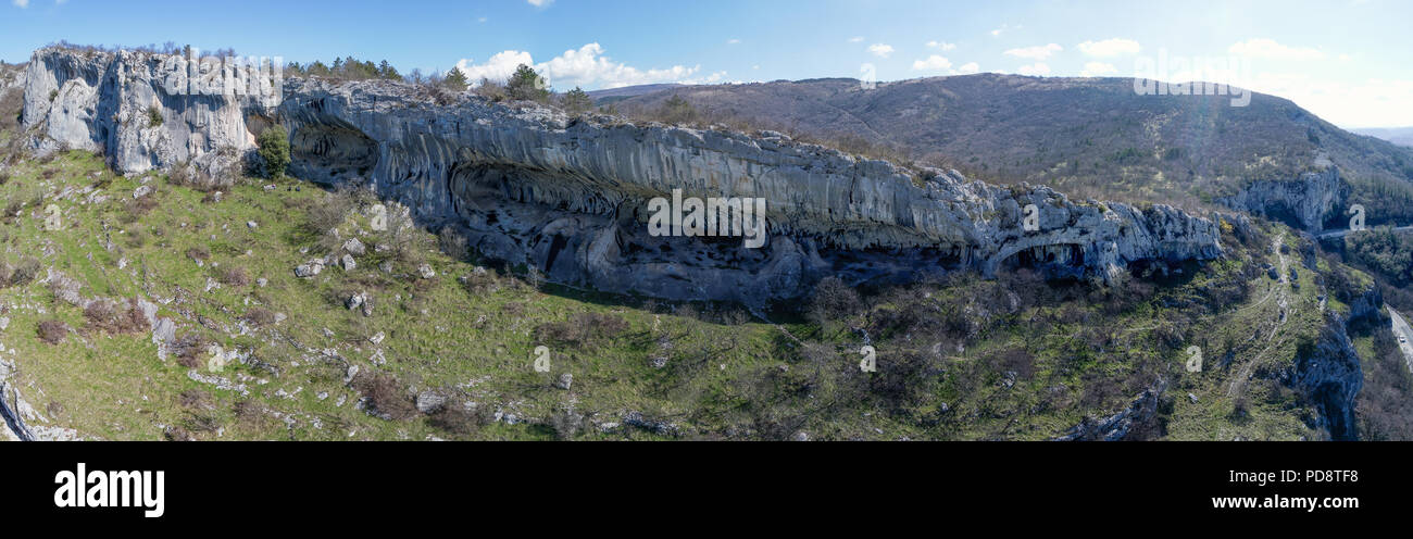 Rock shelter (abri) of Veli Badin is a shallow cave-like opening at the ...