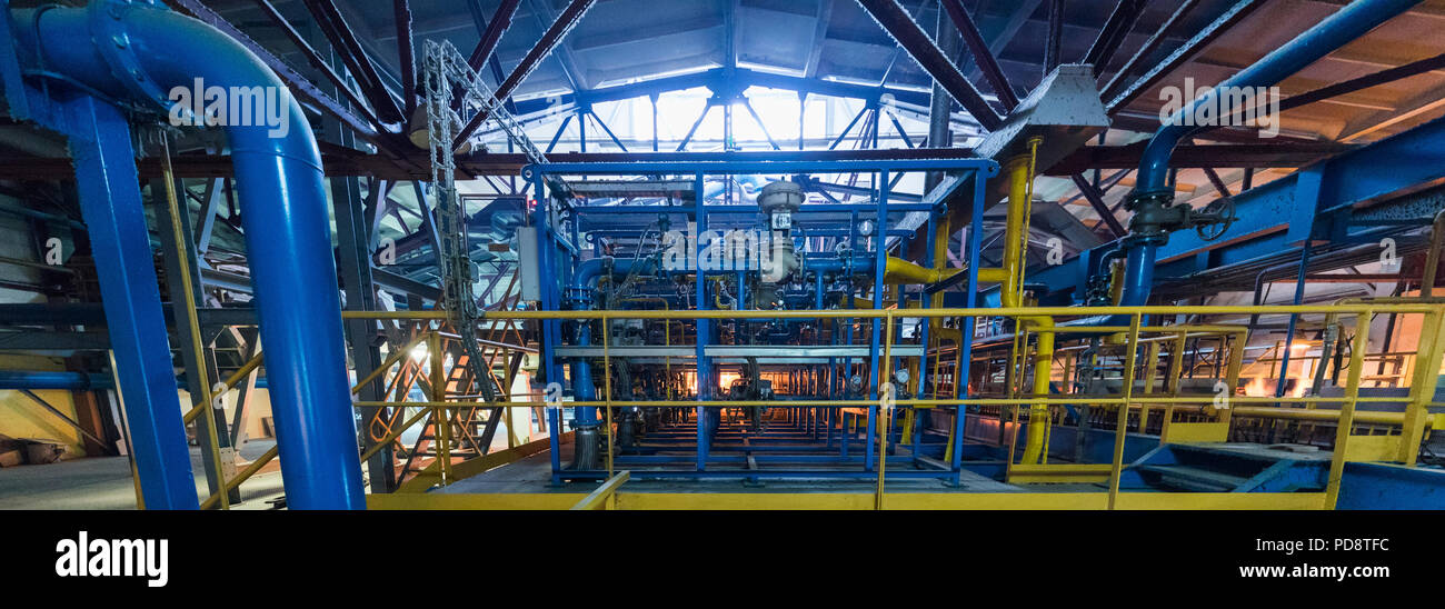Manufacturing factory, modern high-tech production Stock Photo - Alamy