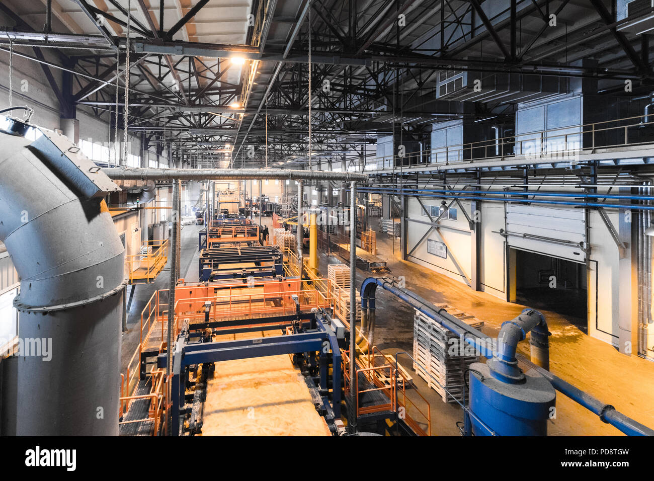 Manufacturing factory, modern high-tech production Stock Photo - Alamy