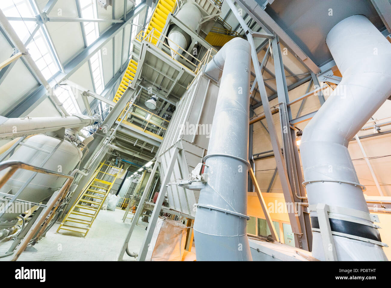 Manufacturing factory, modern high-tech production Stock Photo - Alamy