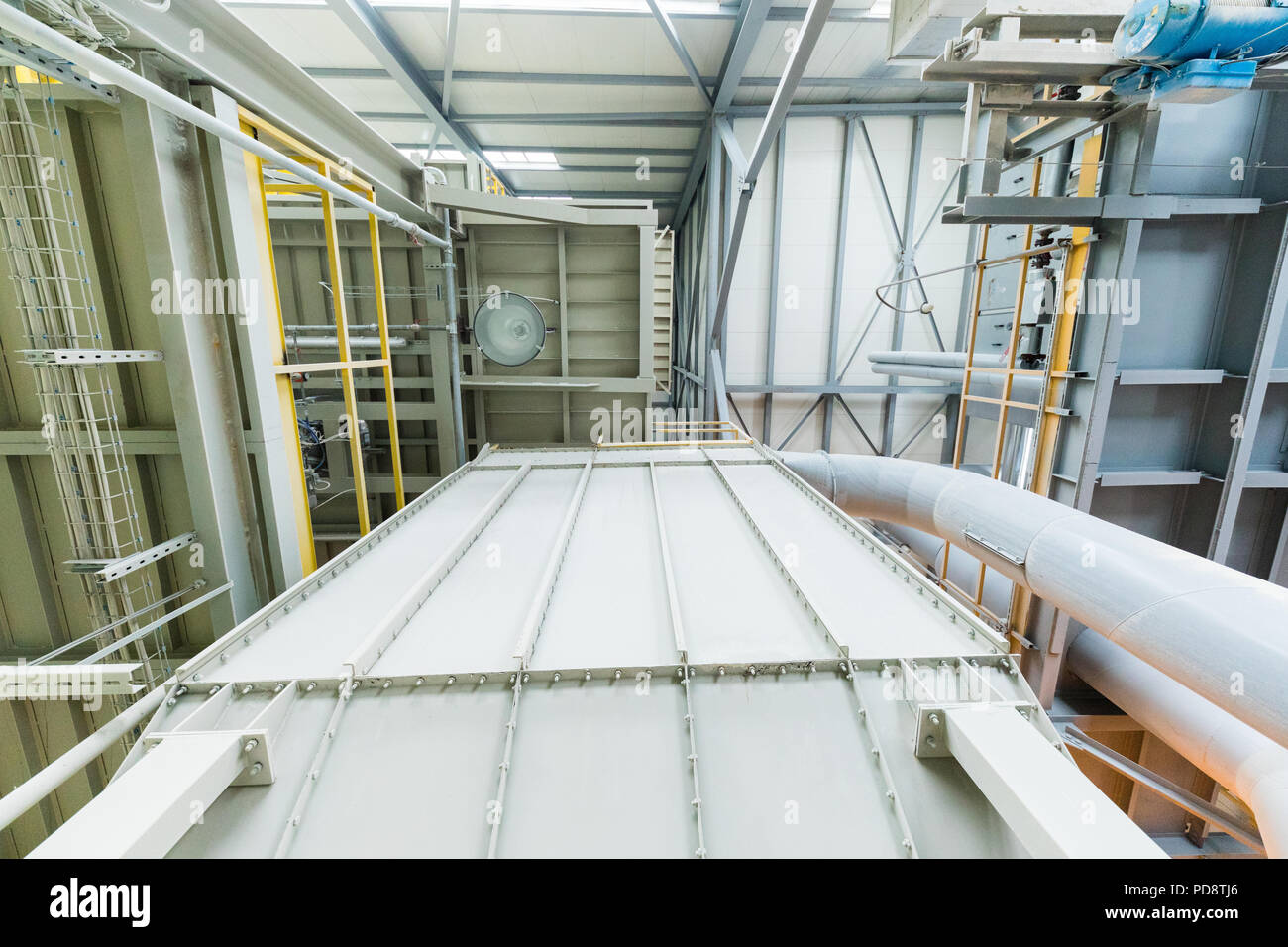 Manufacturing factory, modern high-tech production Stock Photo - Alamy