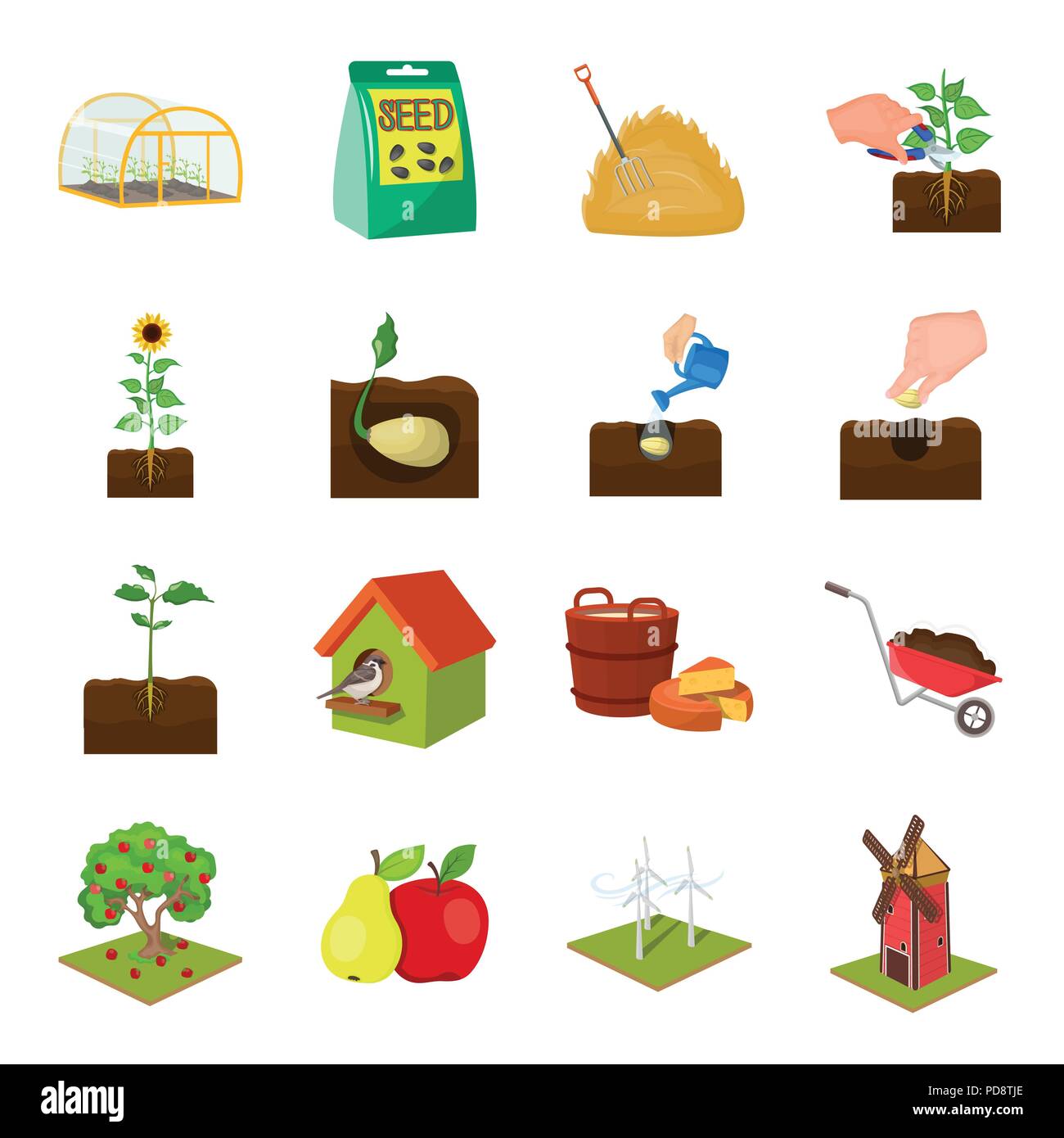 Water Seeds Cartoon