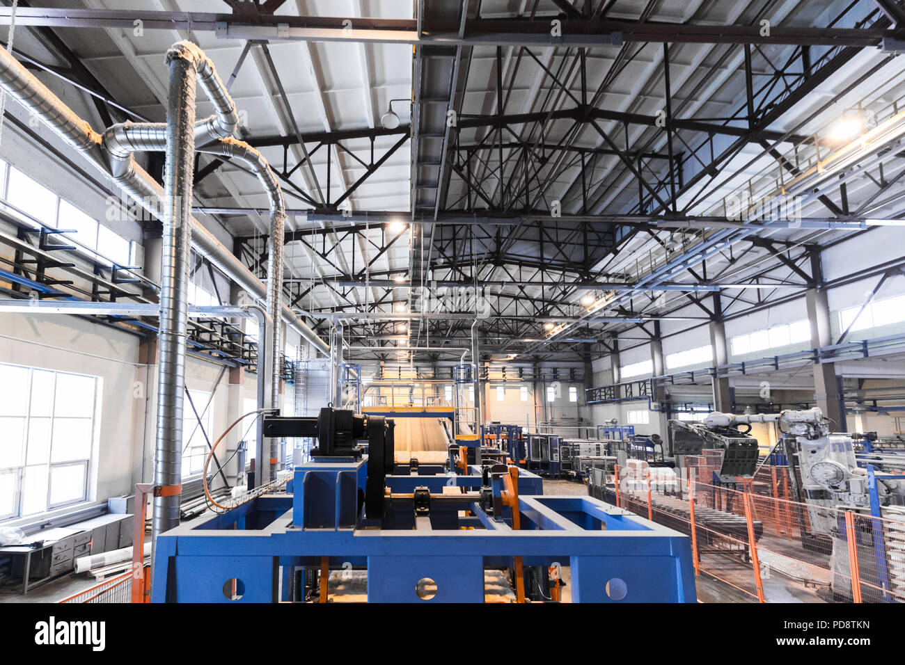 Manufacturing factory, modern high-tech production Stock Photo - Alamy