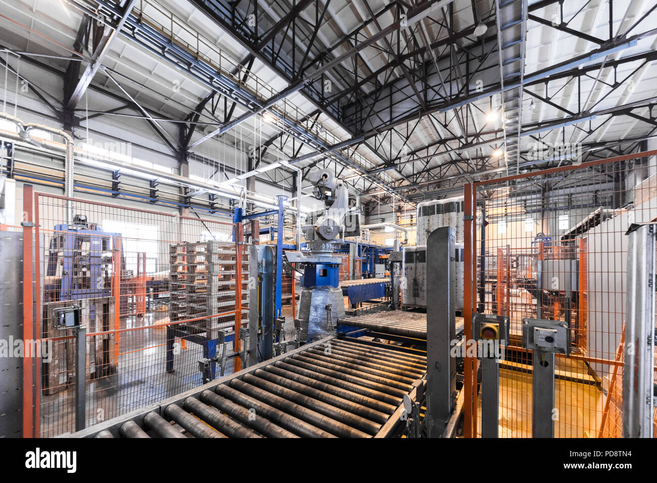 Manufacturing factory, modern high-tech production Stock Photo - Alamy