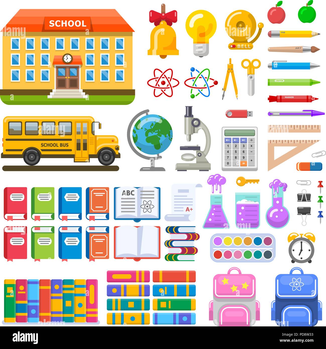 Study set banner Stock Vector Images - Alamy