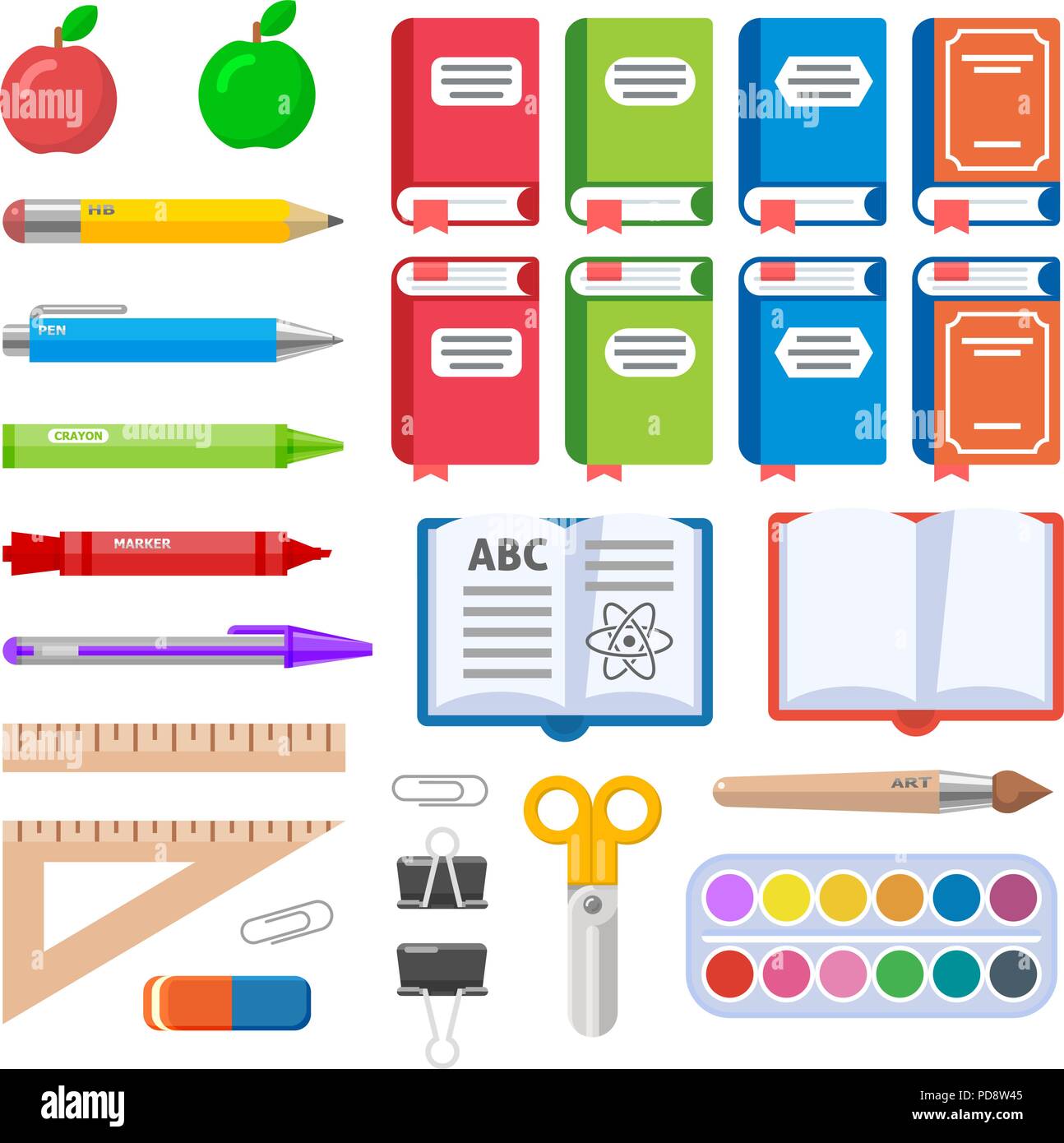 Study markers Stock Vector Images - Alamy