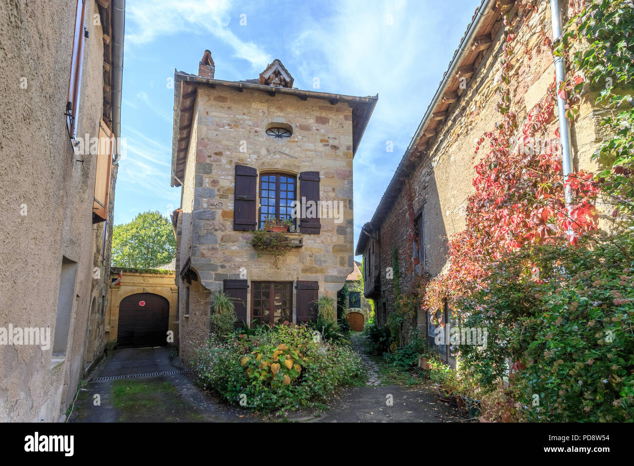 France, Lot, Quercy, Capdenac le Haut, labelled Les Plus Beaux Villages ...