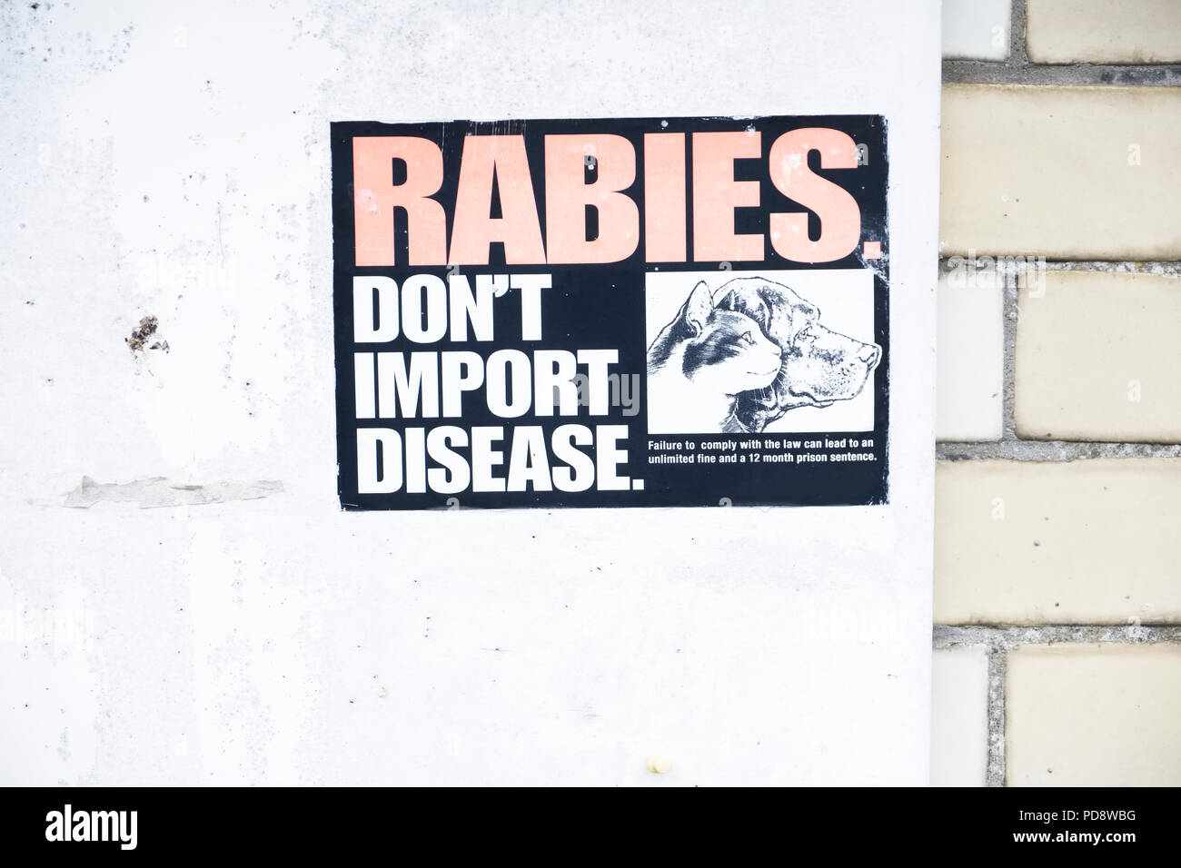 Rabies sign hi-res stock photography and images - Alamy