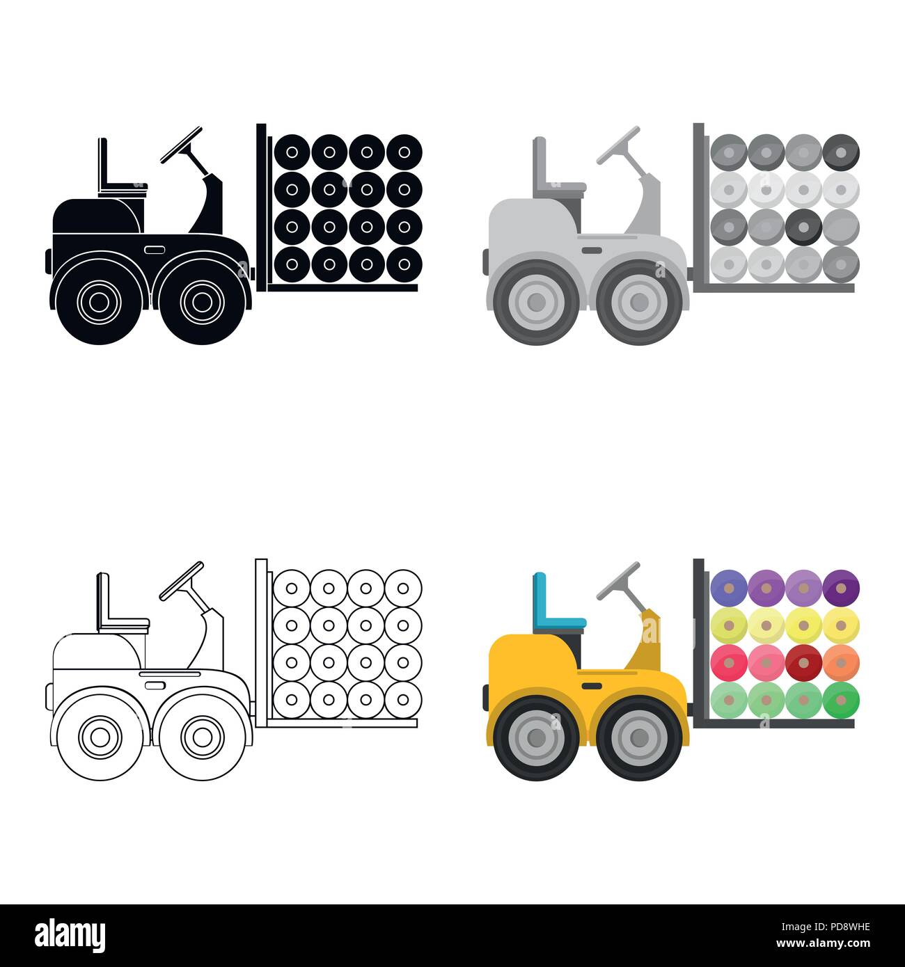 Machine, single icon in cartoon style.Machine vector symbol stock ...