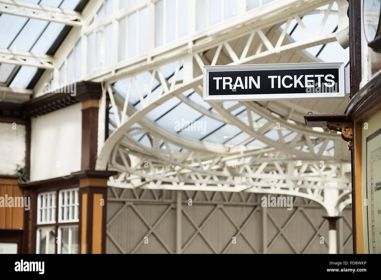 Victorian railway sign hi-res stock photography and images - Alamy