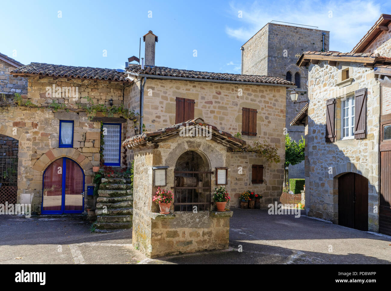 France, Lot, Cardaillac, labelled Les Plus Beaux Villages de France ...