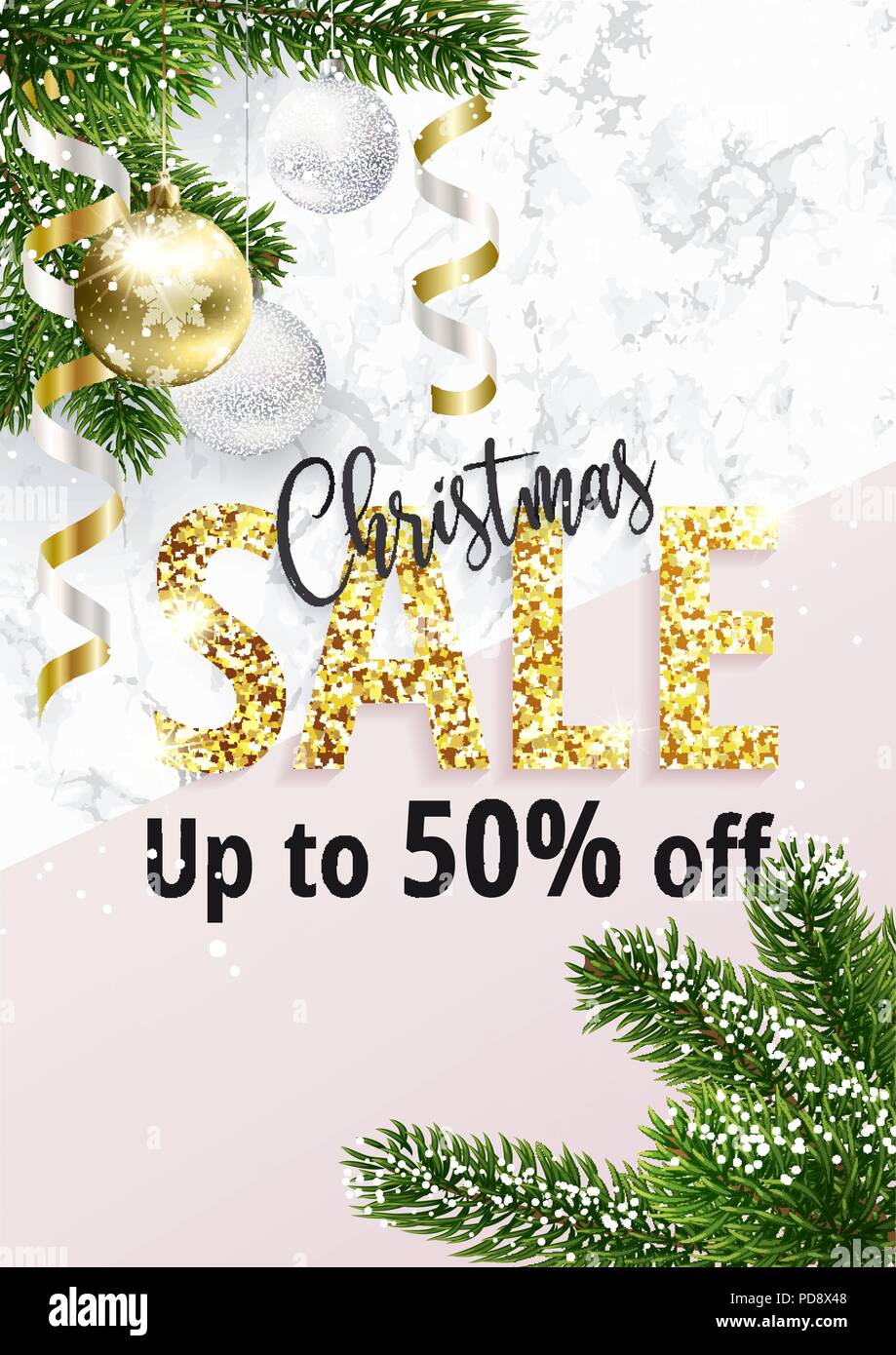 Discount 50 percent gold Stock Vector Images - Alamy