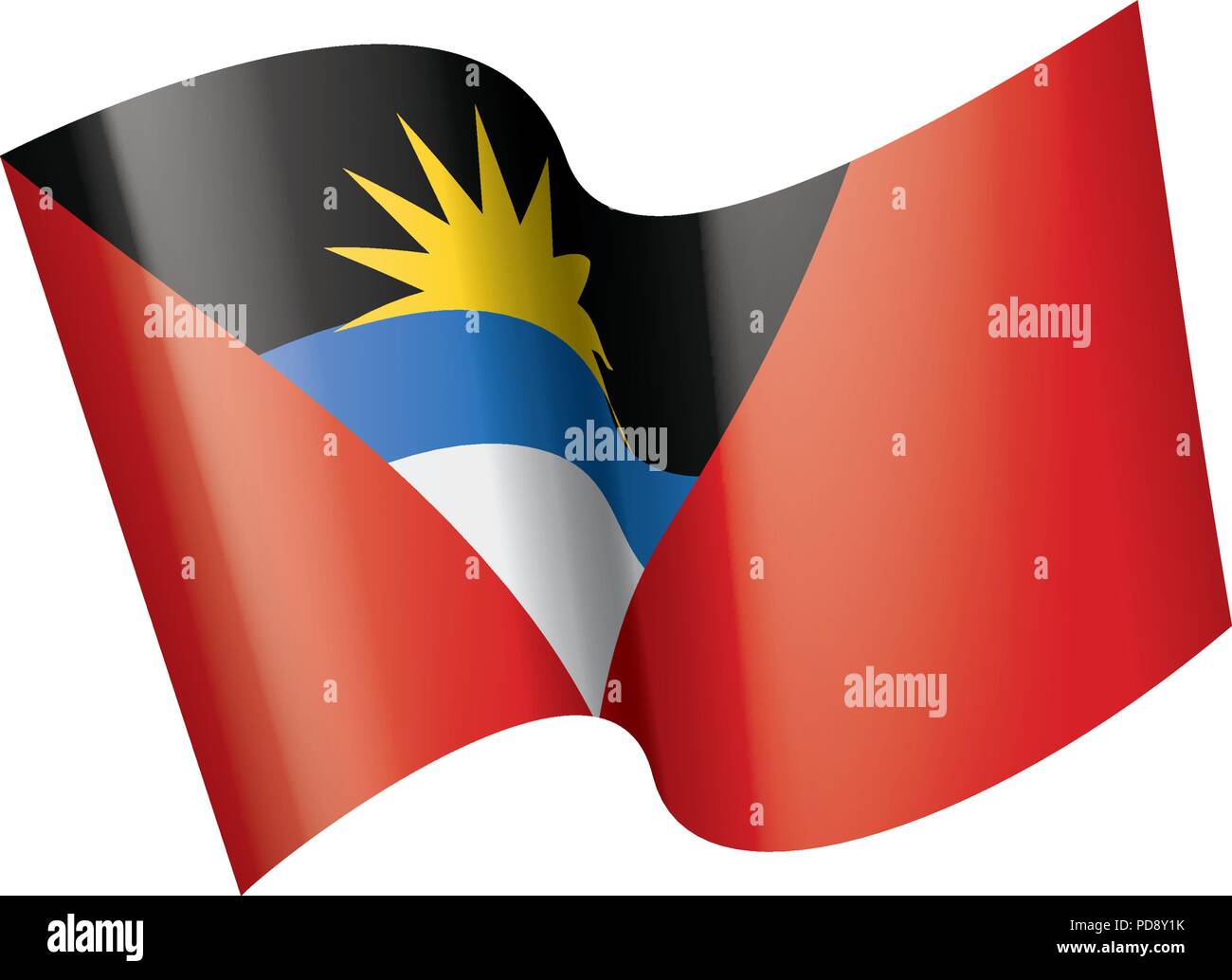 Flag of Antigua and Barbuda Stock Vector Image & Art - Alamy