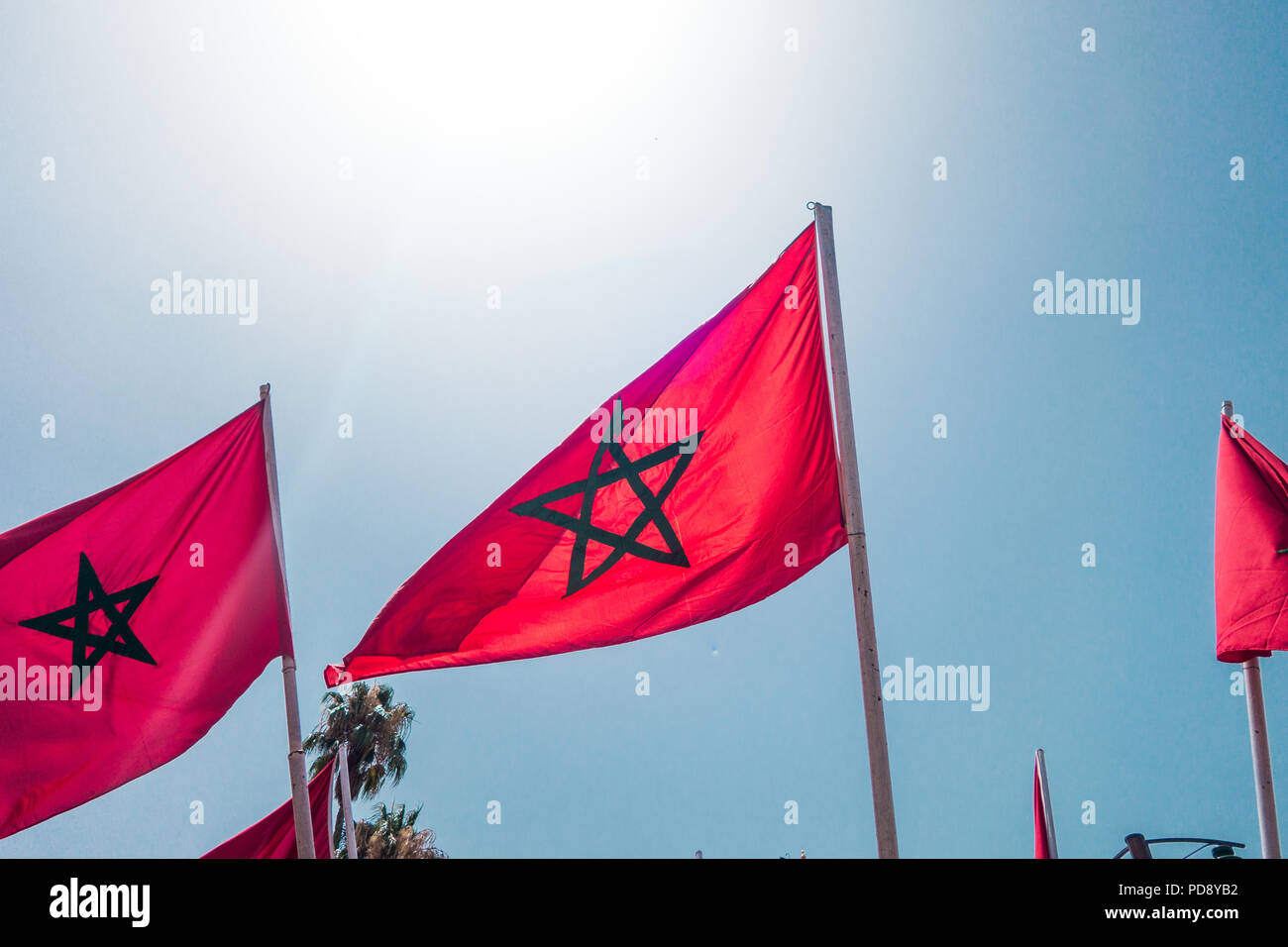 Moroccan official flag hi-res stock photography and images - Alamy