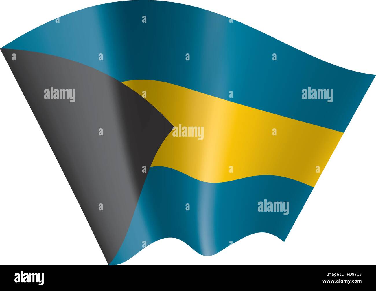 Bahamas flag, vector illustration Stock Vector Image & Art - Alamy