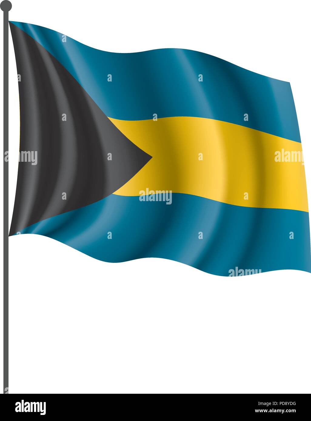 Bahamas flag, vector illustration Stock Vector Image & Art - Alamy