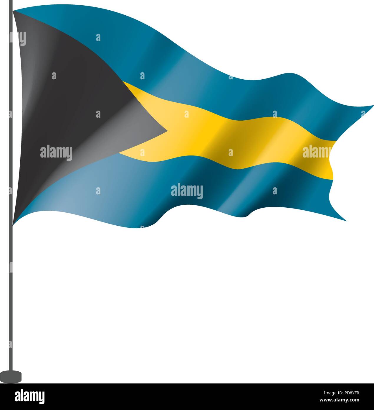 Bahamas flag, vector illustration Stock Vector Image & Art - Alamy
