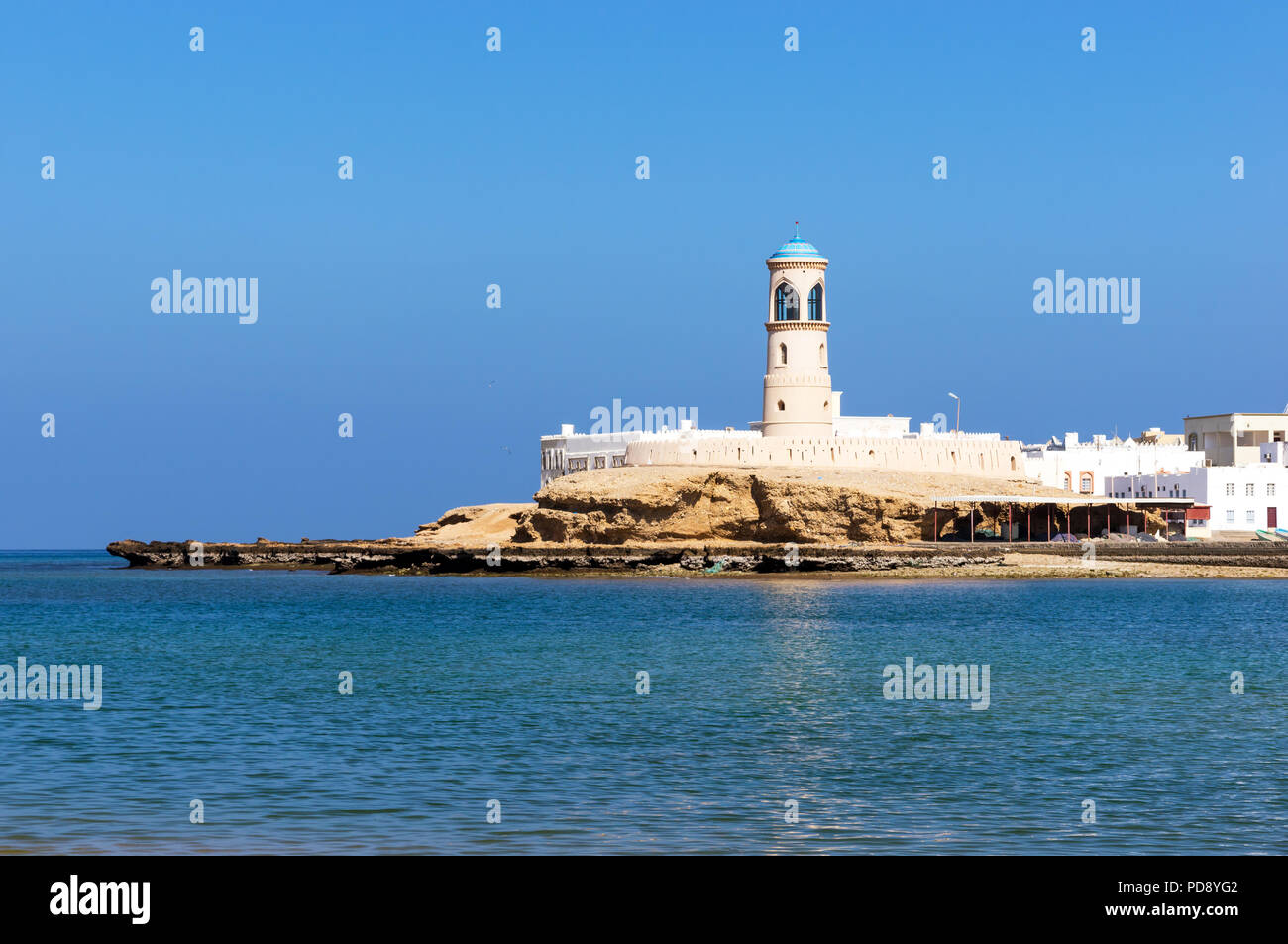 Sur Lighthouse - Sur, Oman Stock Photo - Alamy