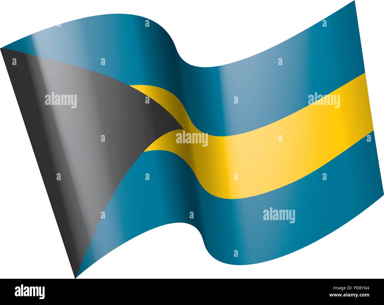 Bahamas flag, vector illustration Stock Vector Image & Art - Alamy