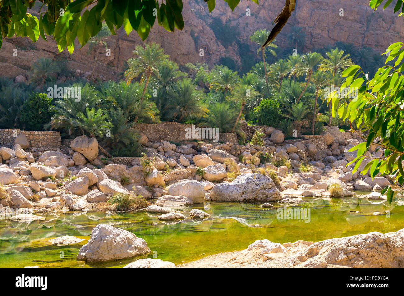 Wadi Tiwi - Oman Stock Photo - Alamy