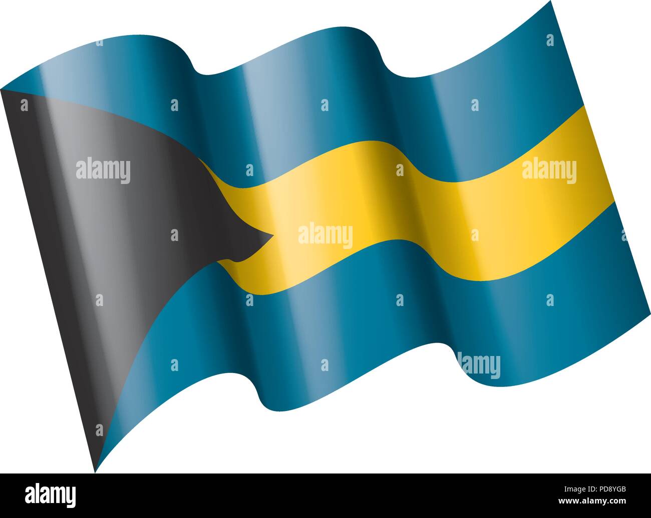 Bahamas flag, vector illustration Stock Vector Image & Art - Alamy