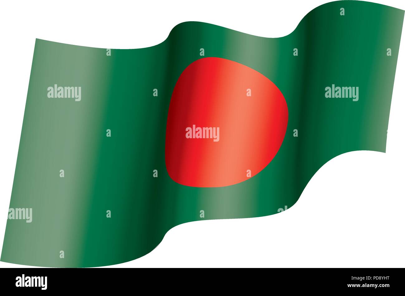 Bangladesh flag, vector illustration Stock Vector Image & Art - Alamy