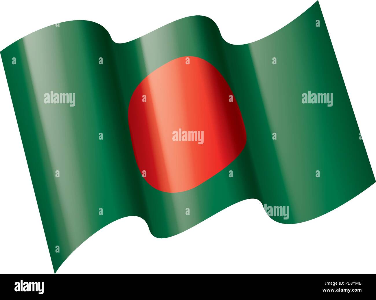 Bangladesh flag, vector illustration Stock Vector Image & Art - Alamy