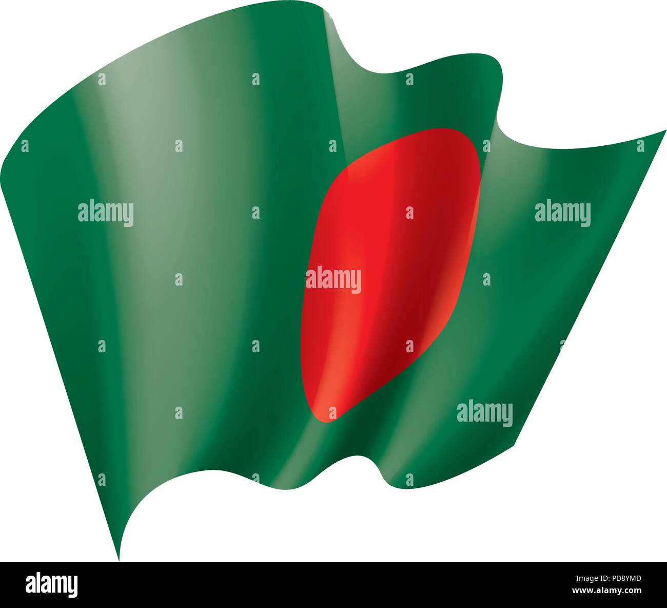 Bangladeshi flag Stock Vector Images - Alamy