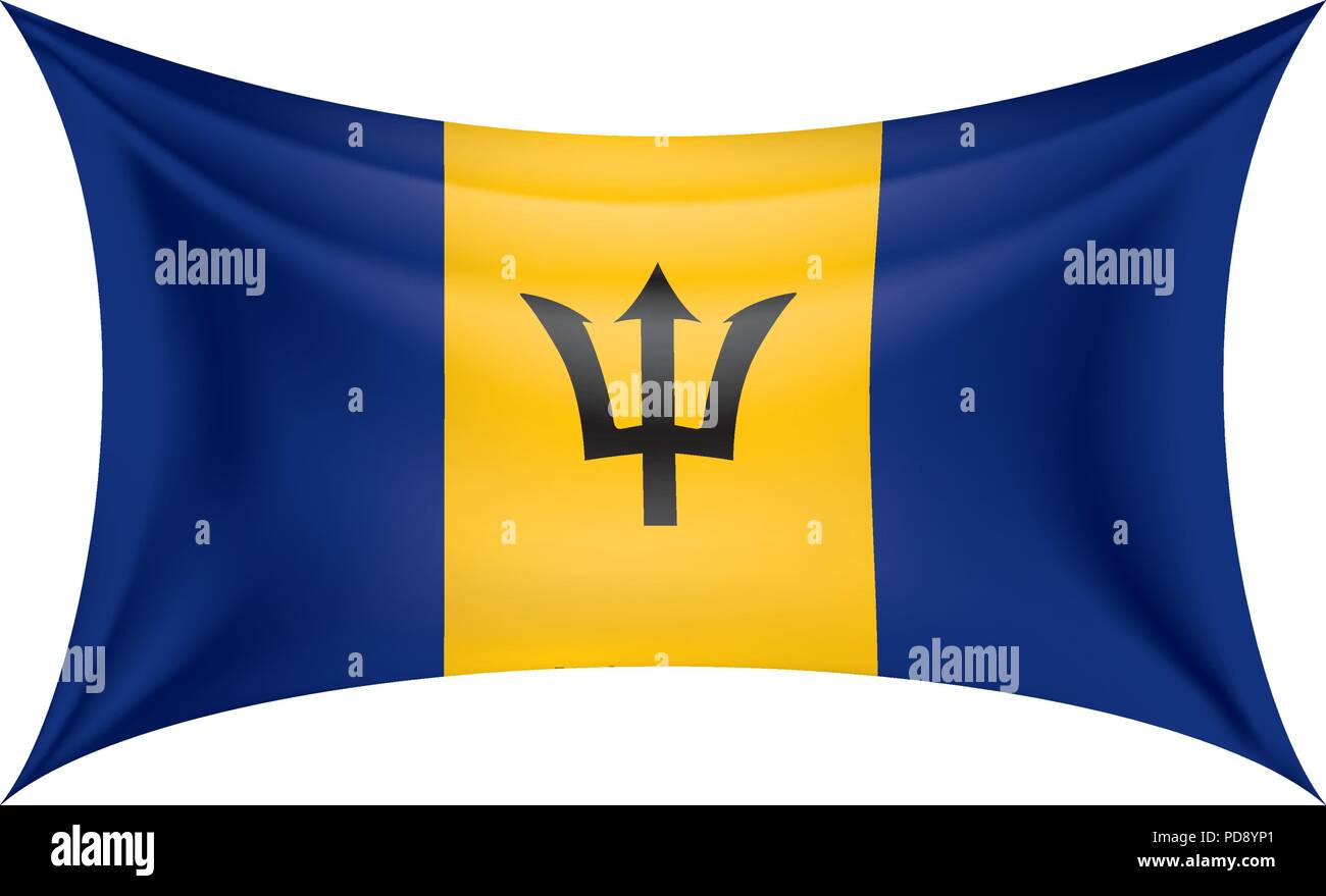 Barbados flag, vector illustration Stock Vector Image & Art - Alamy