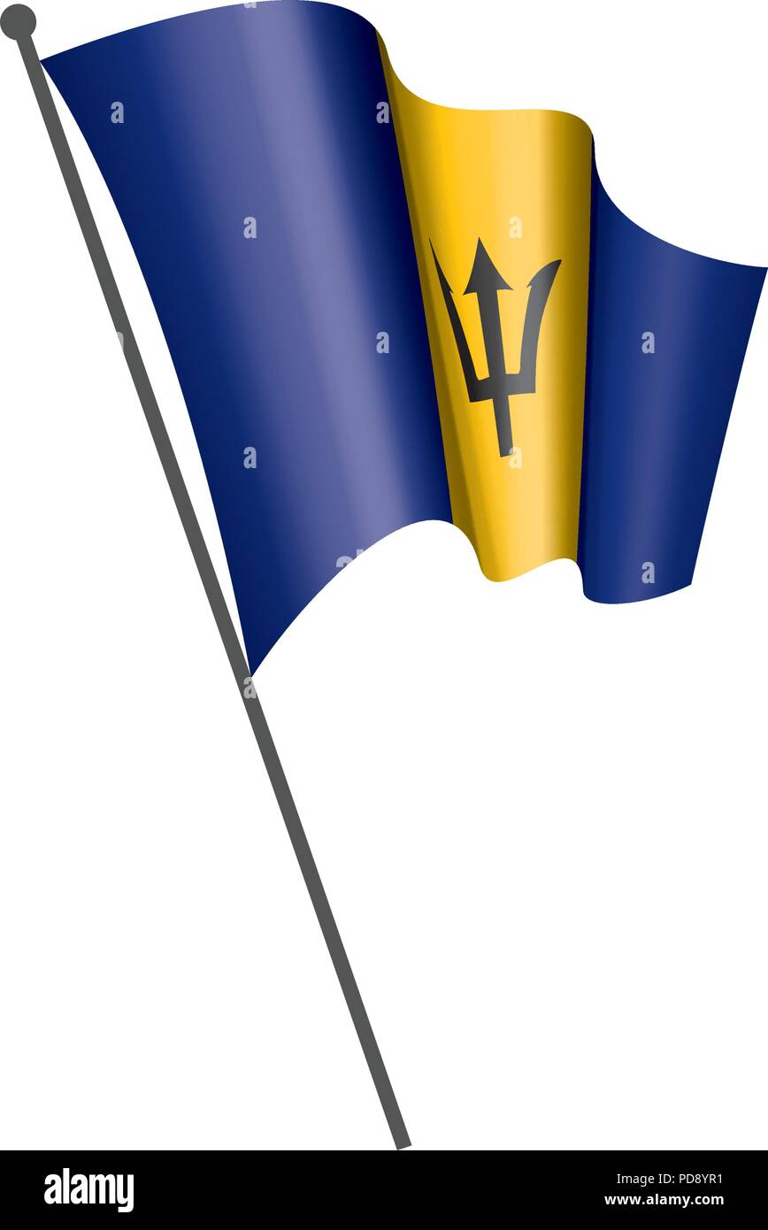 Barbados flag, vector illustration Stock Vector Image & Art - Alamy