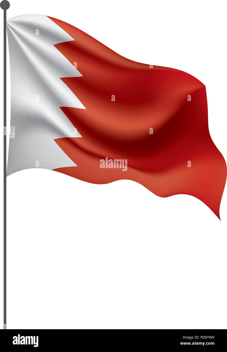 Bahrain flag, vector illustration Stock Vector Image & Art - Alamy