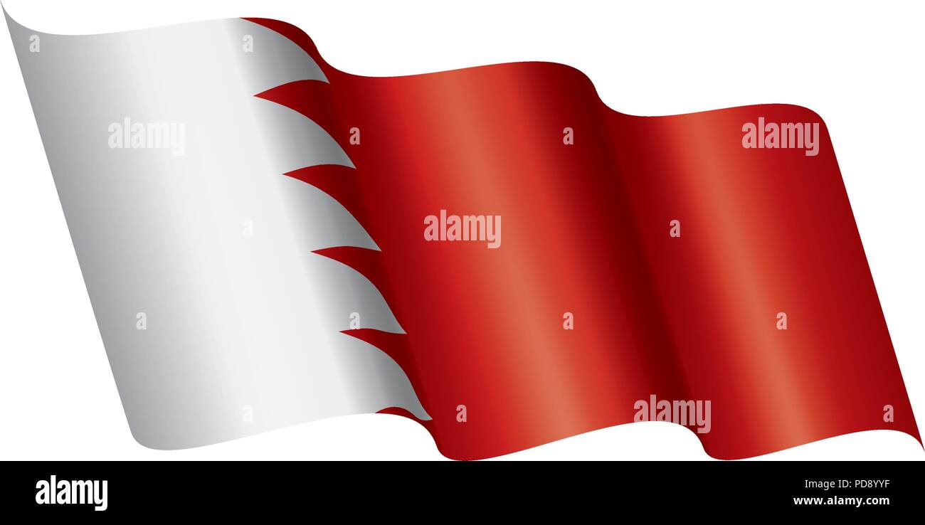 Bahrain flag, vector illustration Stock Vector Image & Art - Alamy